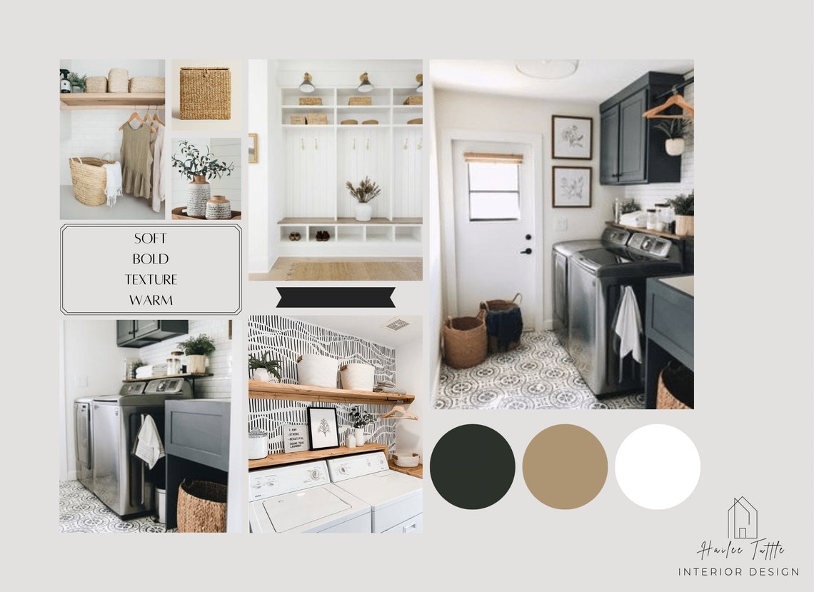 Custom Interior Design Package for Entryways, Office Nooks, & Other ...