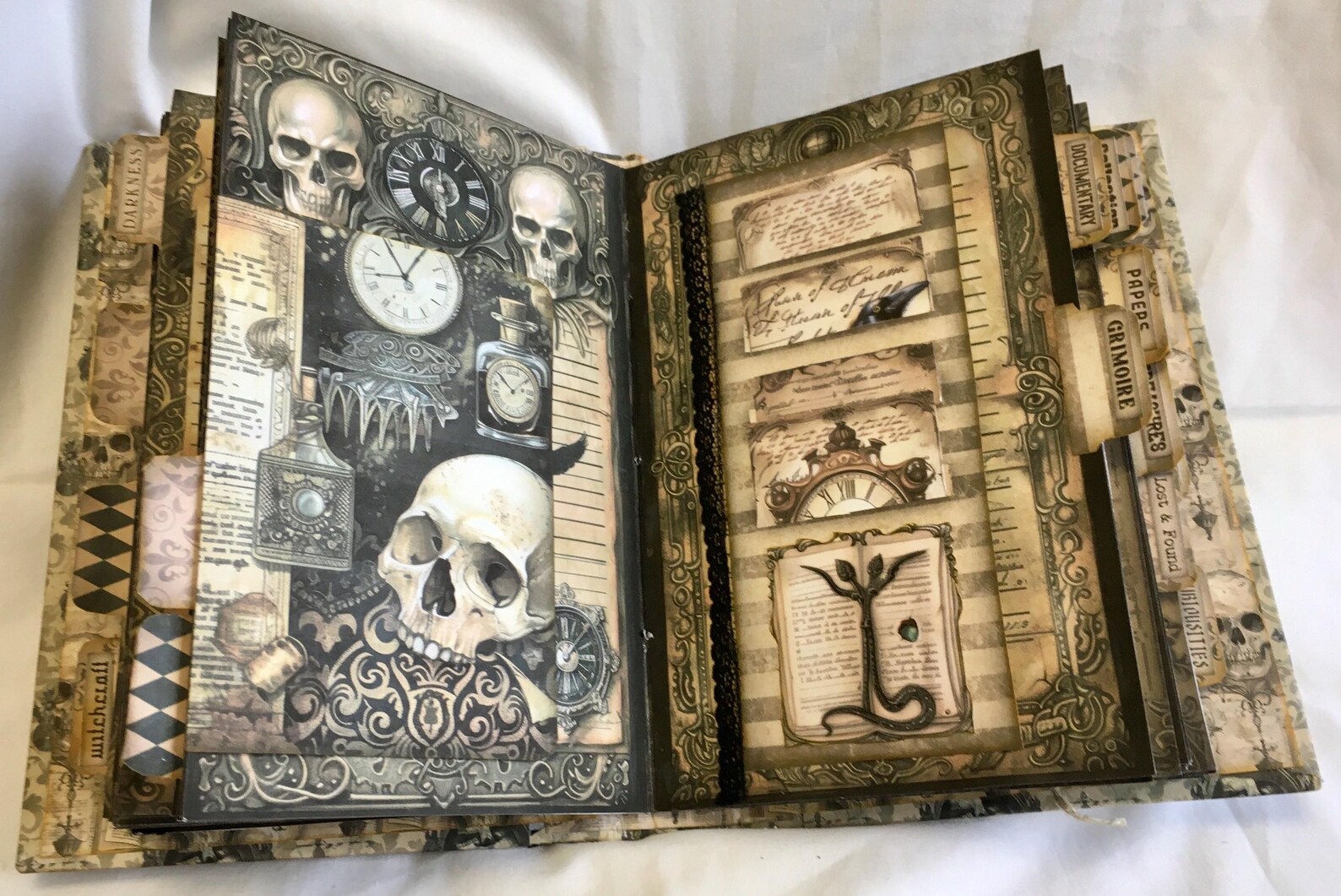 Handmade Gothic Themed Journal….ravens and Skulls - Etsy