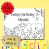 Forest Animals Coloring Pages, Fun Activity for Kids and Adults ...