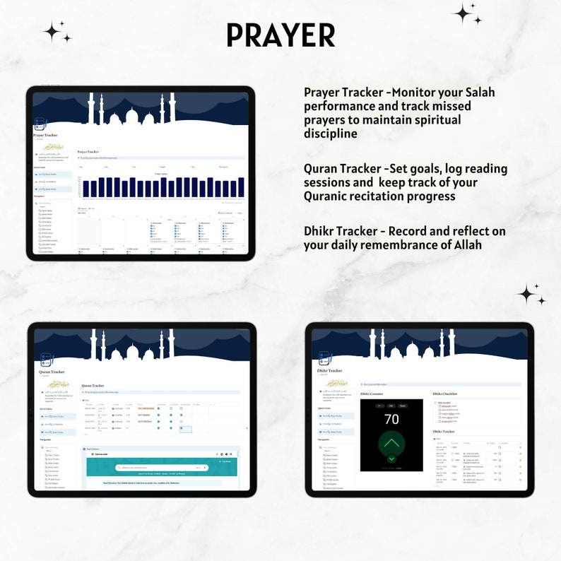 Quran Journal Notion Template , Prayer Tracker, Muslim Journal Tracker ...