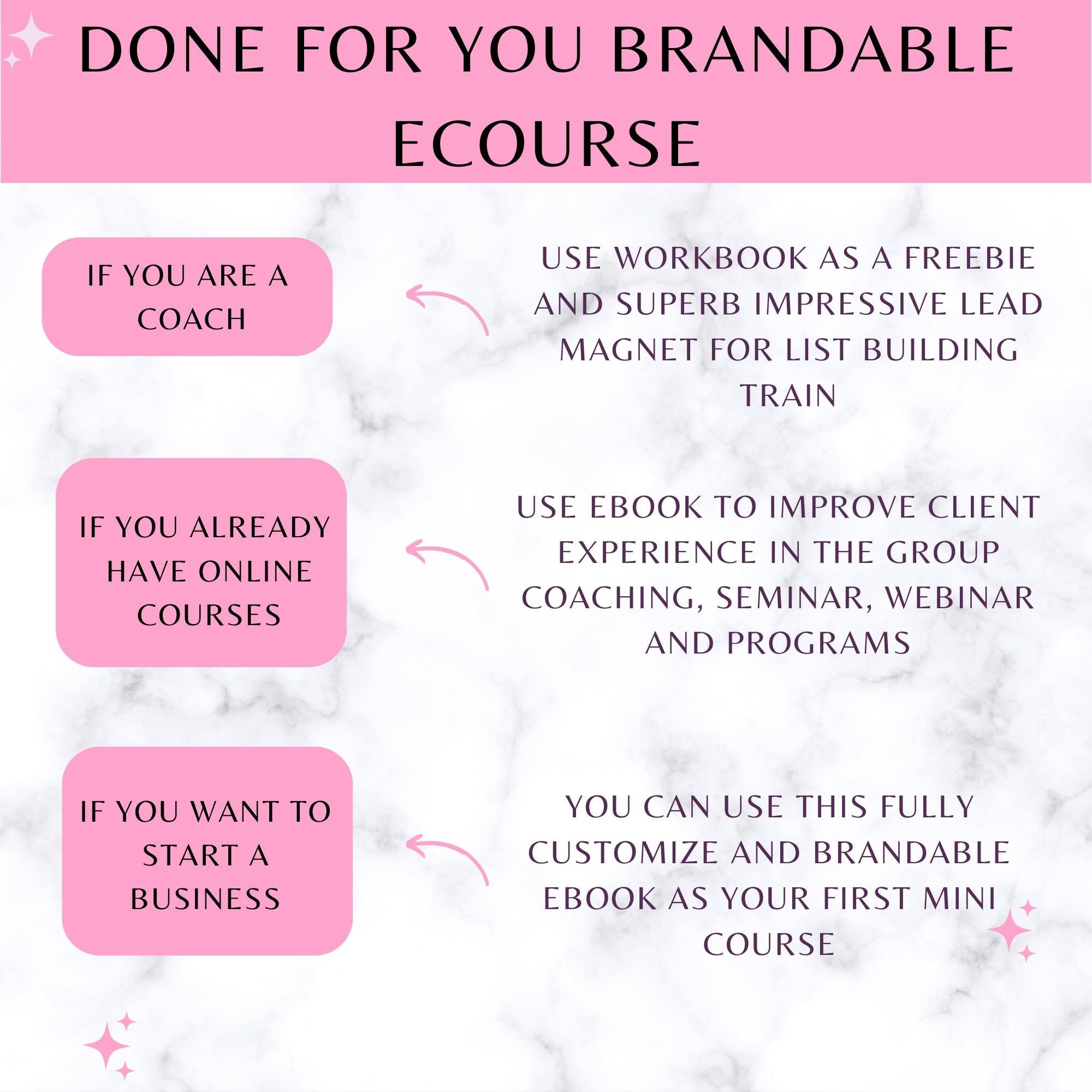 Done for You Relationship Coaching Program Brandable Workbook Coaching ...