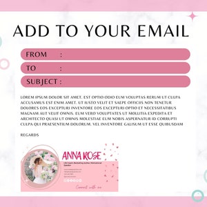 Email Signature Template for Coaches & Business Owners | Done for You ...