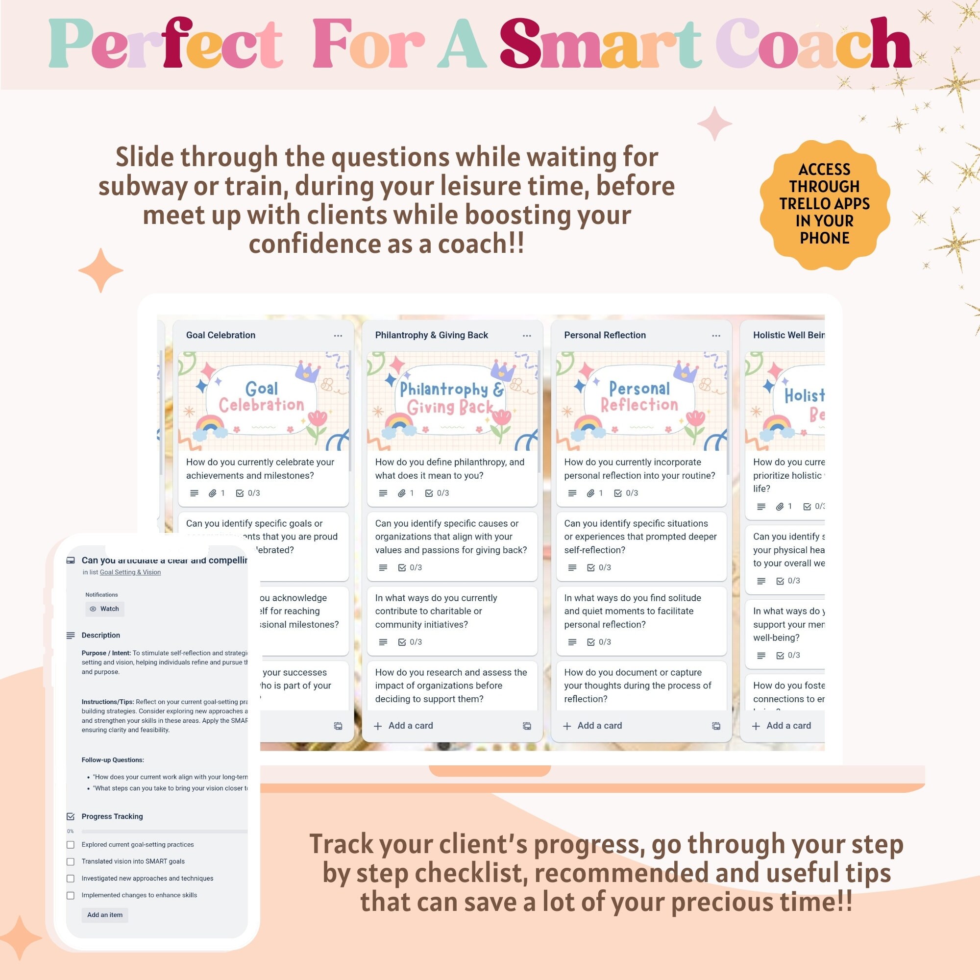 525+ Coaching Questions Compilation for Coach Trello Board, Coaching ...