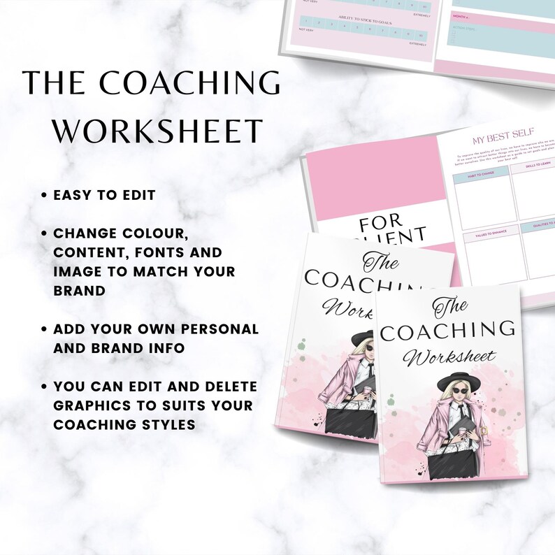 Coaching Session Worksheet Template for Coach | Coaching Worksheet ...