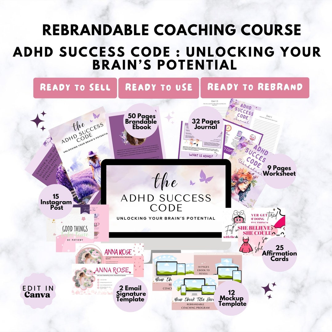 Done for You ADHD Success Code Ebook | ADHD Coach | Life Coach ...