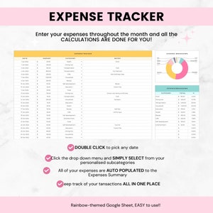 Budget Planner Google Sheet Monthly Budget Spreadsheet, Paycheck Budget ...