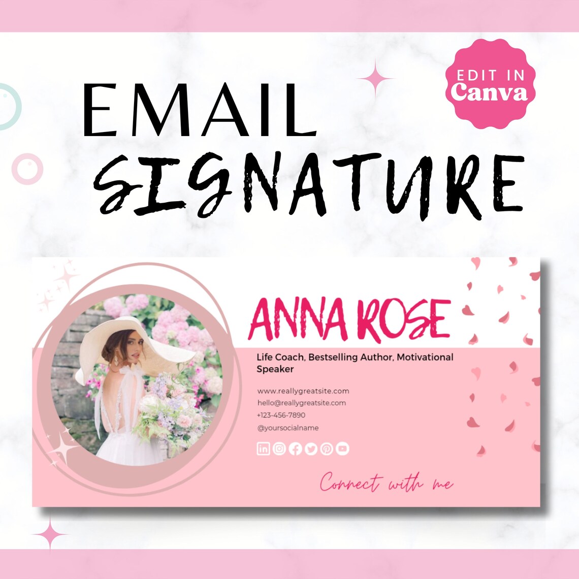 Email Signature Template for Coaches & Business Owners | Done for You ...