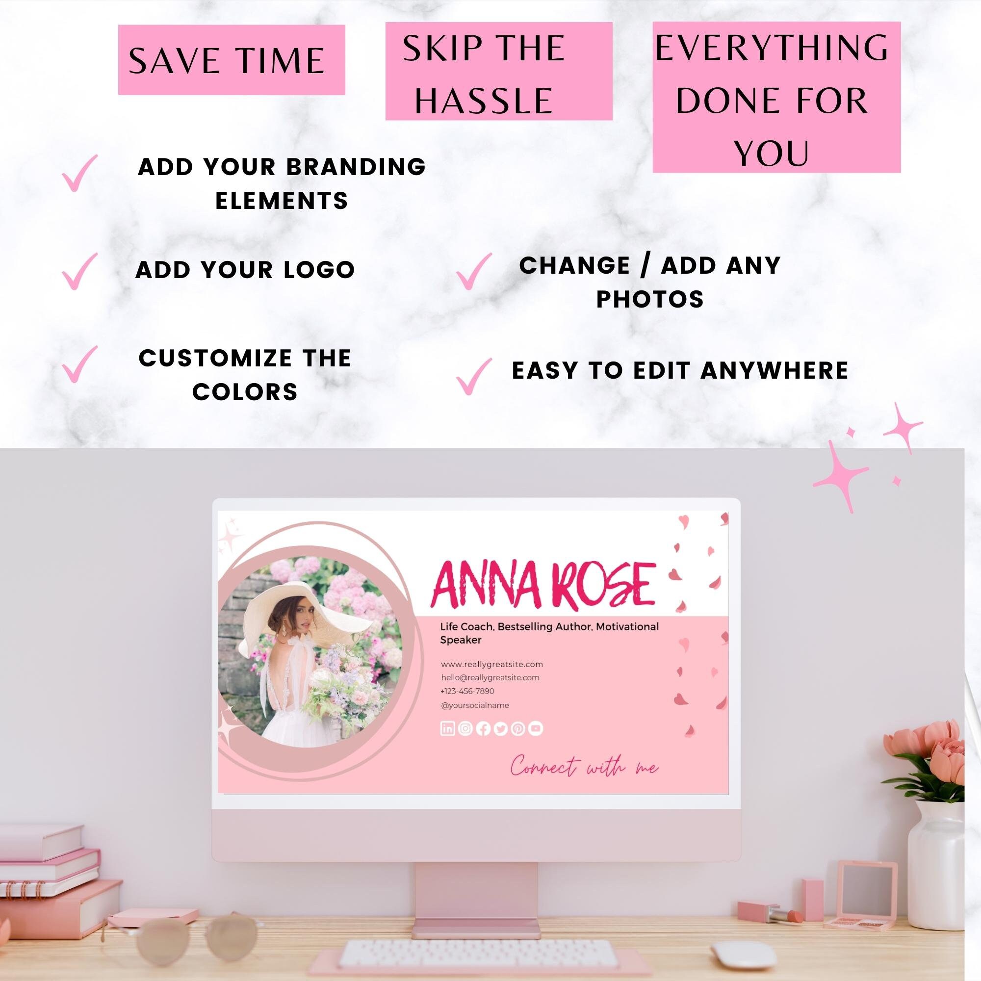 Email Signature Template for Coaches & Business Owners | Done for You ...