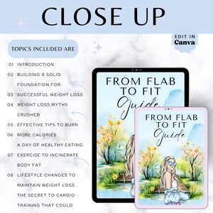 Done for You From Flab to Fit Guide | Brandable Coaching Workbook ...