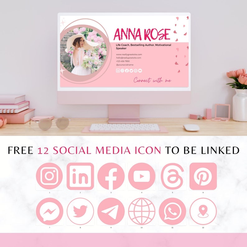 Email Signature Template for Coaches & Business Owners | Done for You ...