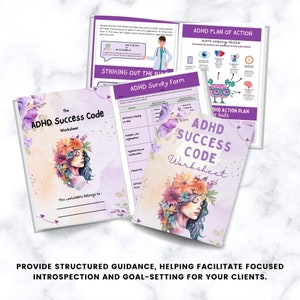 ADHD Worksheets | ADHD Workbooks for Adults & Kids | ADHD Printables ...