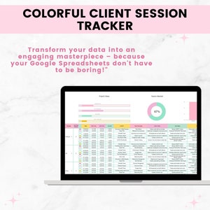 Client Session Tracker Spreadsheet for Coaches, Client Management ...