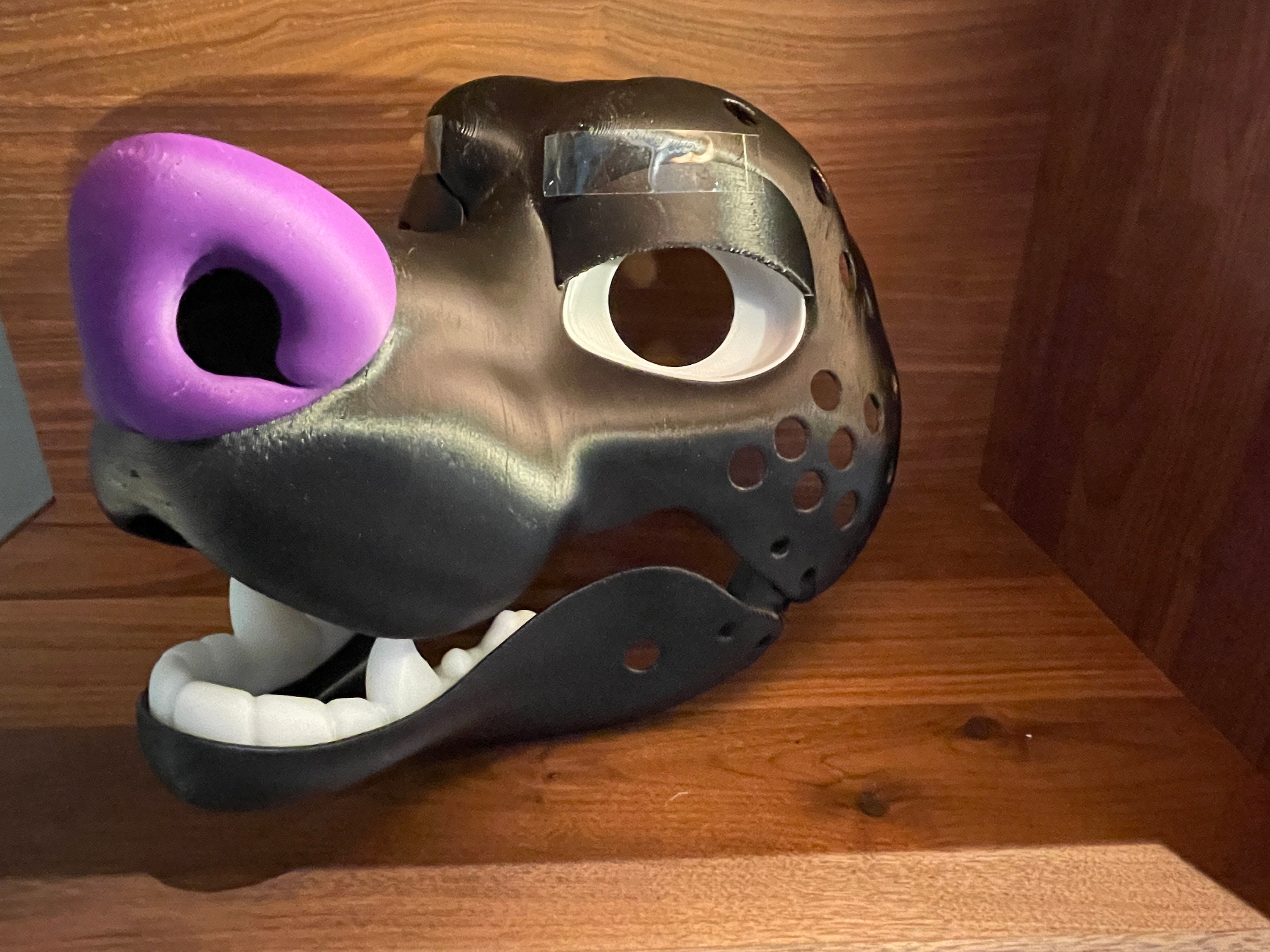 Premium Canine Dire Fursuit Head-base With Movable Jaw and Eye Lids ...