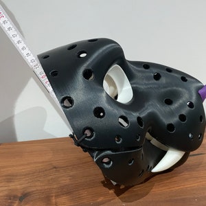 Smilodon Big Saber Fursuit Head-base With Movable Jaw and Eye Lids ...