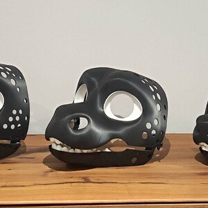 Triangular Dragon Fursuit Head-base With Movable Jaw and Eye Lids Furry ...