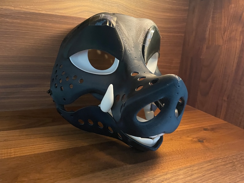 Boar Fursuit Head-base With Movable Jaw and Eye Lids Furry High Quality ...