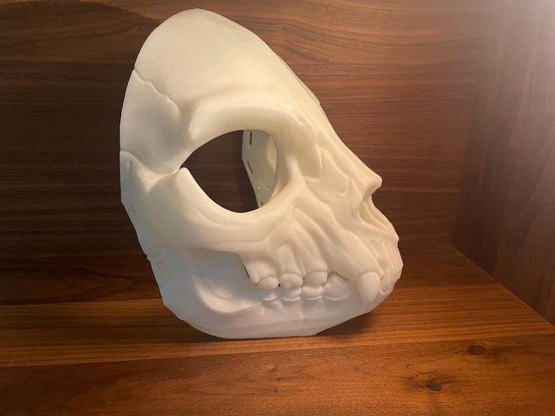 Feline / Gorilla Skull Mask / Fursuit Base High Quality ABS - Etsy