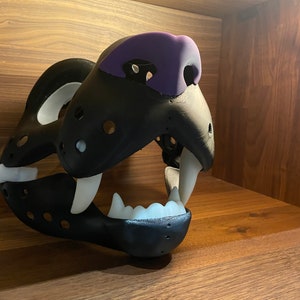 Smilodon Big Saber Fursuit Head-base With Movable Jaw and Eye Lids ...