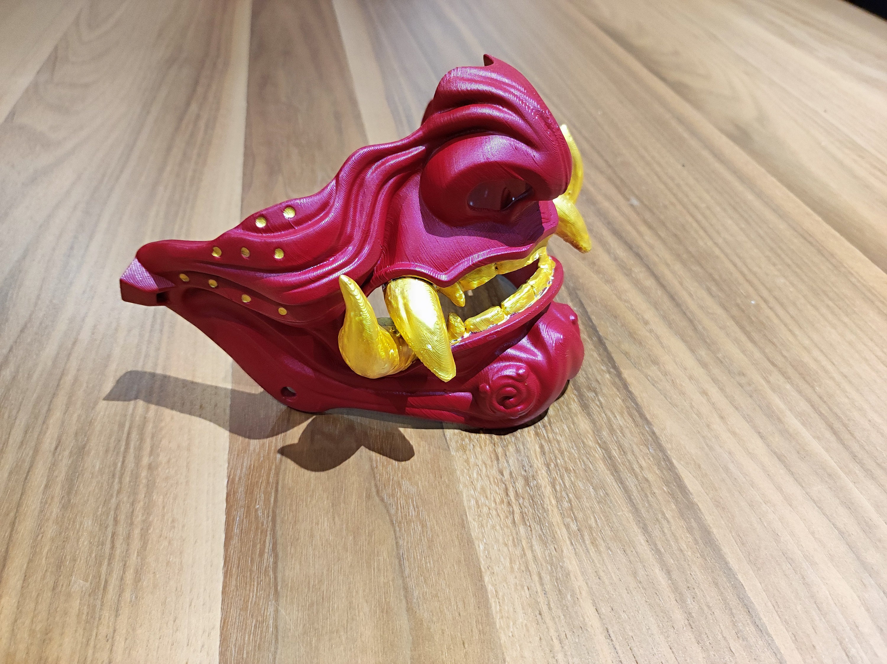 Cyberpunk Oni Mask Cosplay Carnival High Quality - Etsy UK