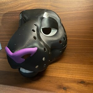 Smilodon Big Saber Fursuit Head-base With Movable Jaw and Eye Lids ...