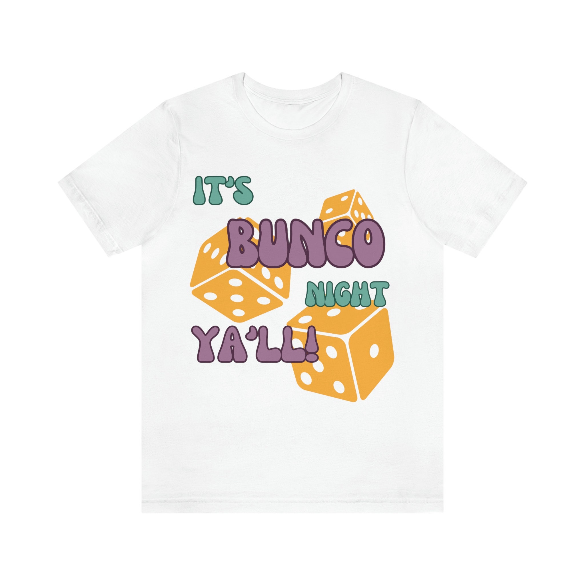 Funny Bunco Shirt, It's Bunco Night Ya'll, Bunco Queen, Bunco Game ...