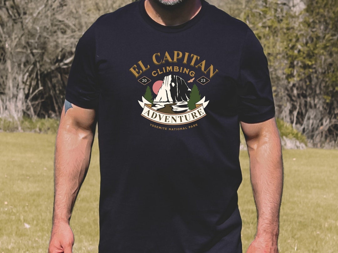 Yosemite Shirt, El Capitan T-shirt, Climbing Adventure Tee, National ...