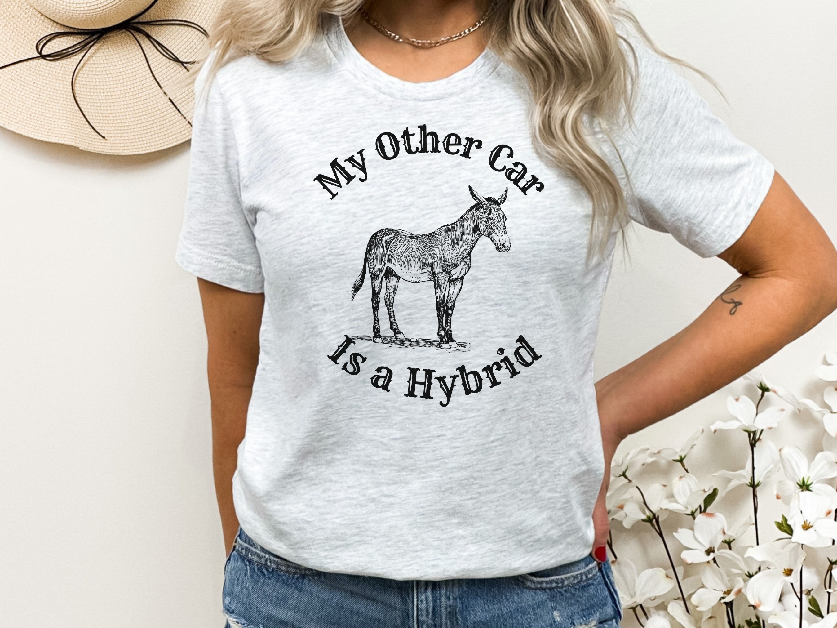 Funny Mule Shirt, My Other Car is a Hybrid, Mule Lover T Shirt, Mule T ...