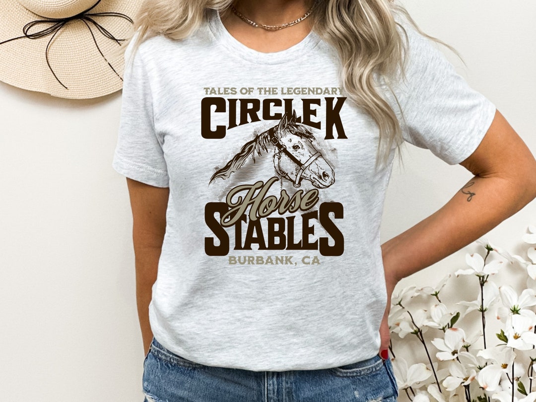 Cute Horse Shirt,, the Legendary Circle K Tee, Barn T-shirt, Equestrian ...