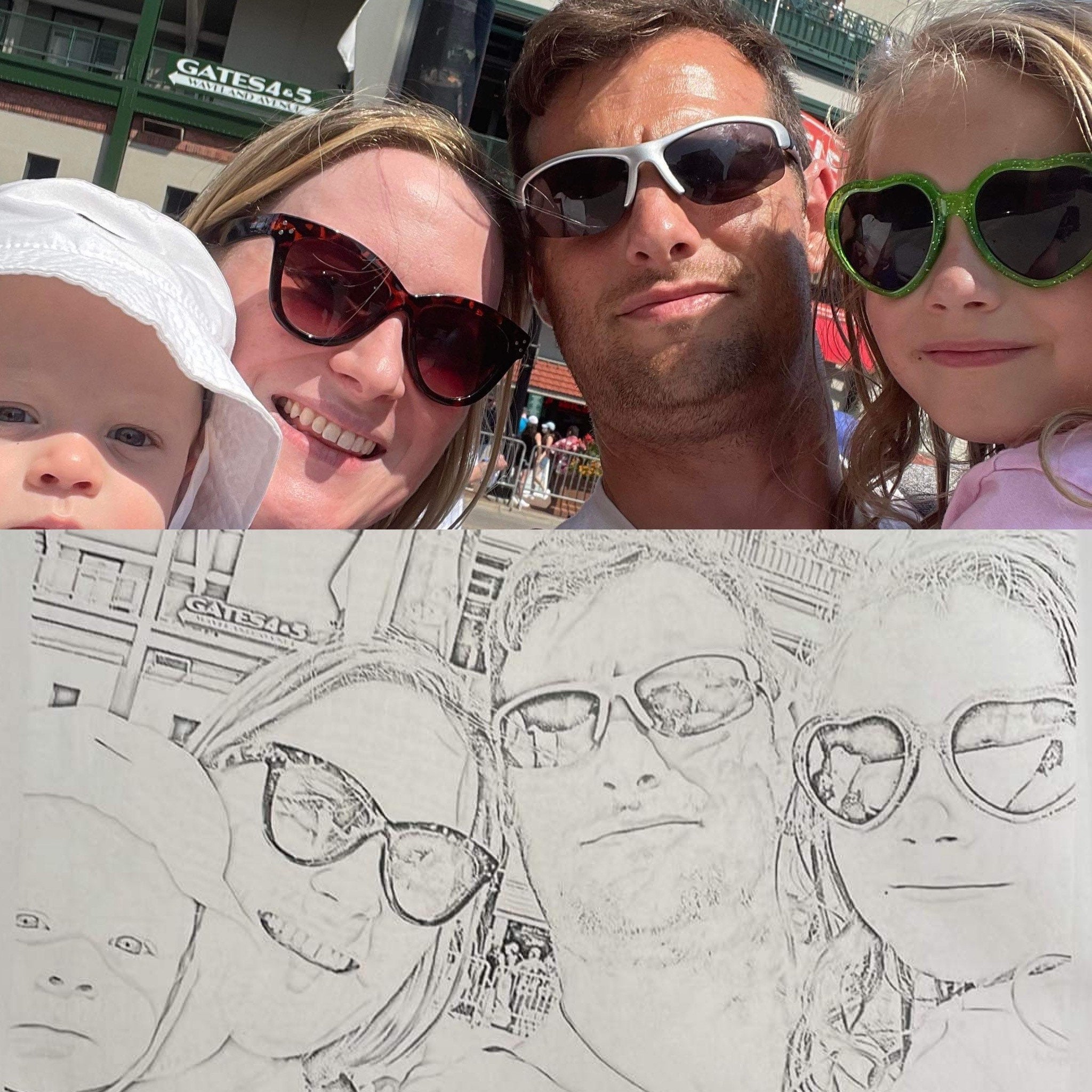 Family Photo Coloring Book - Etsy