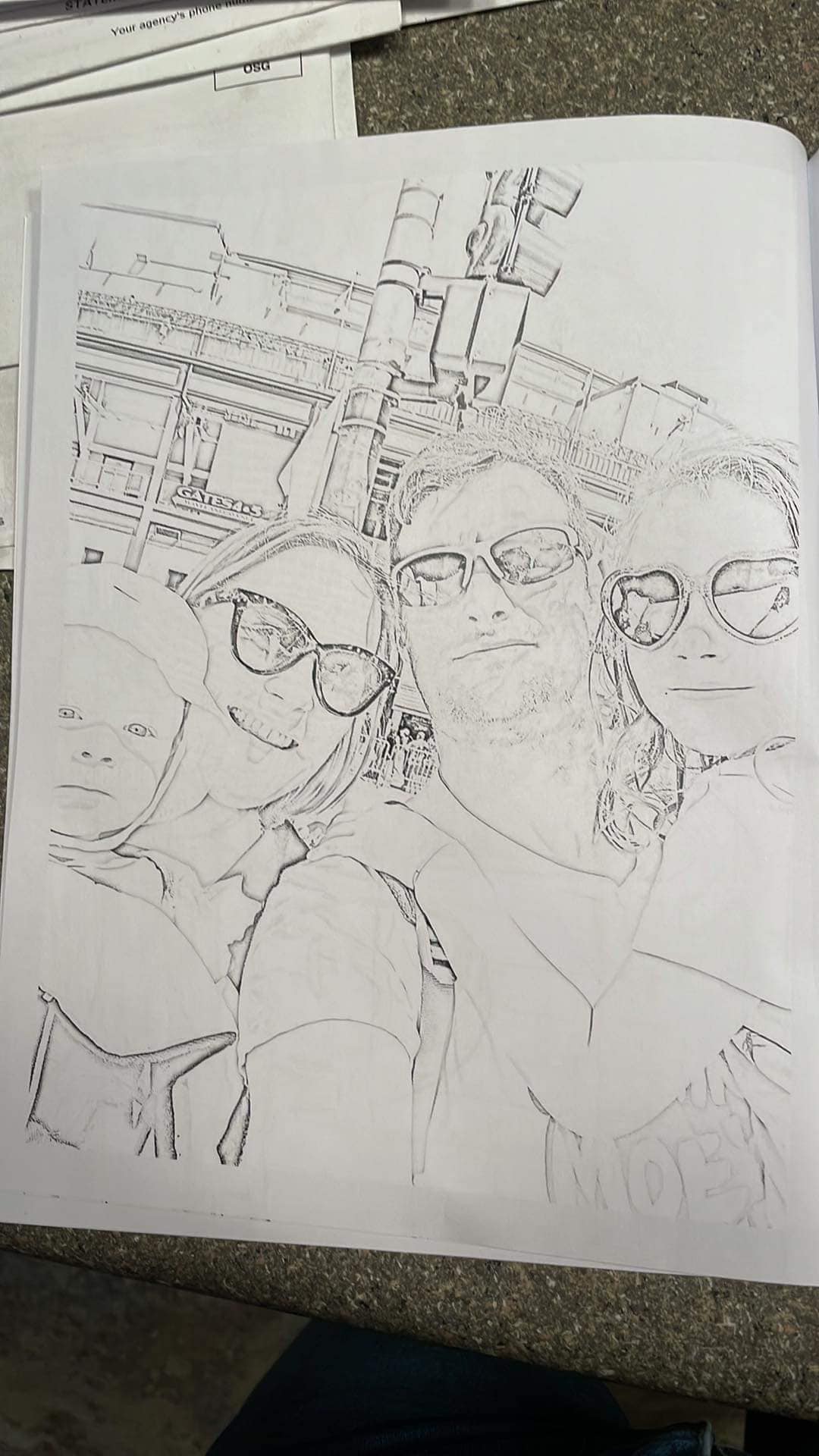 Family Photo Coloring Book - Etsy