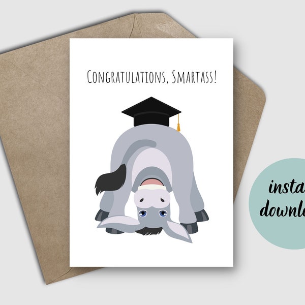 Funny Graduation Card - Etsy
