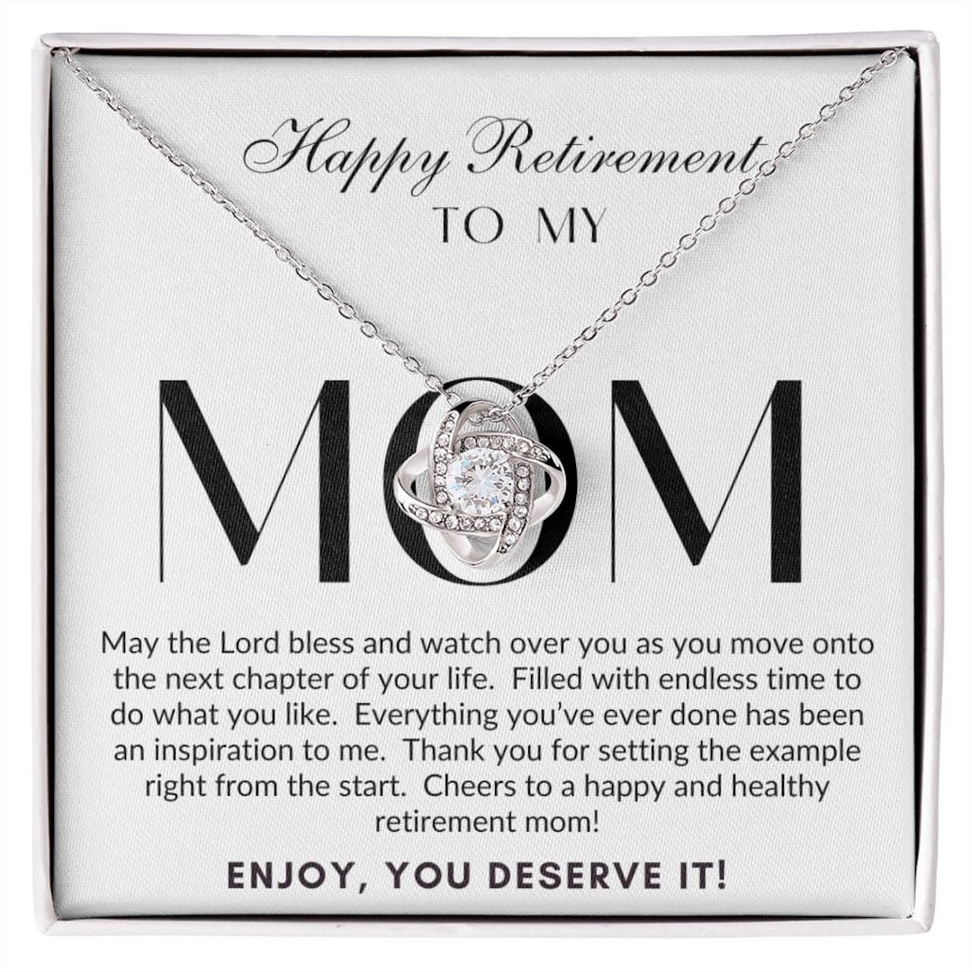 Happy Retirement to My Mom - Love Knot - May the Lord Bless - Etsy