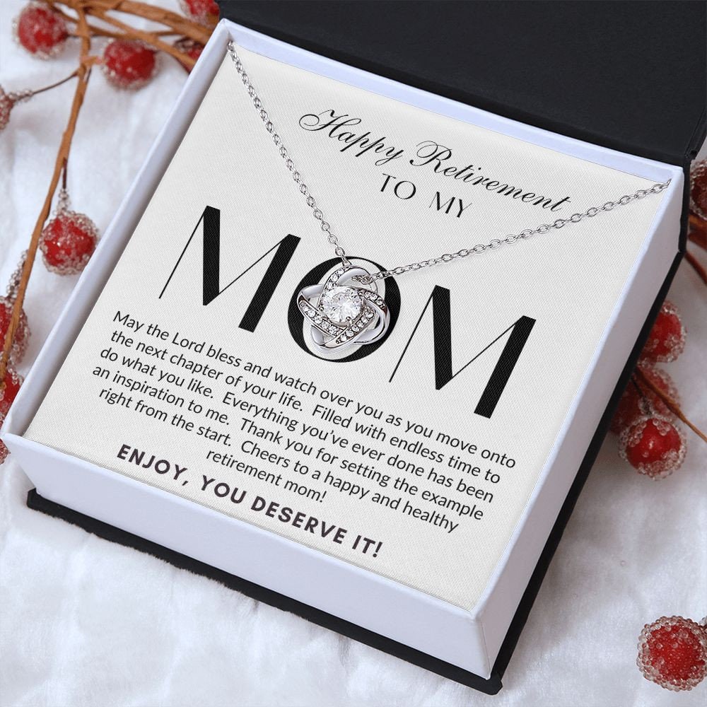 Happy Retirement to My Mom - Love Knot - May the Lord Bless - Etsy