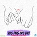Pinky Promise Svg Design, PNG Clipart Files, Sublimation Designs ...
