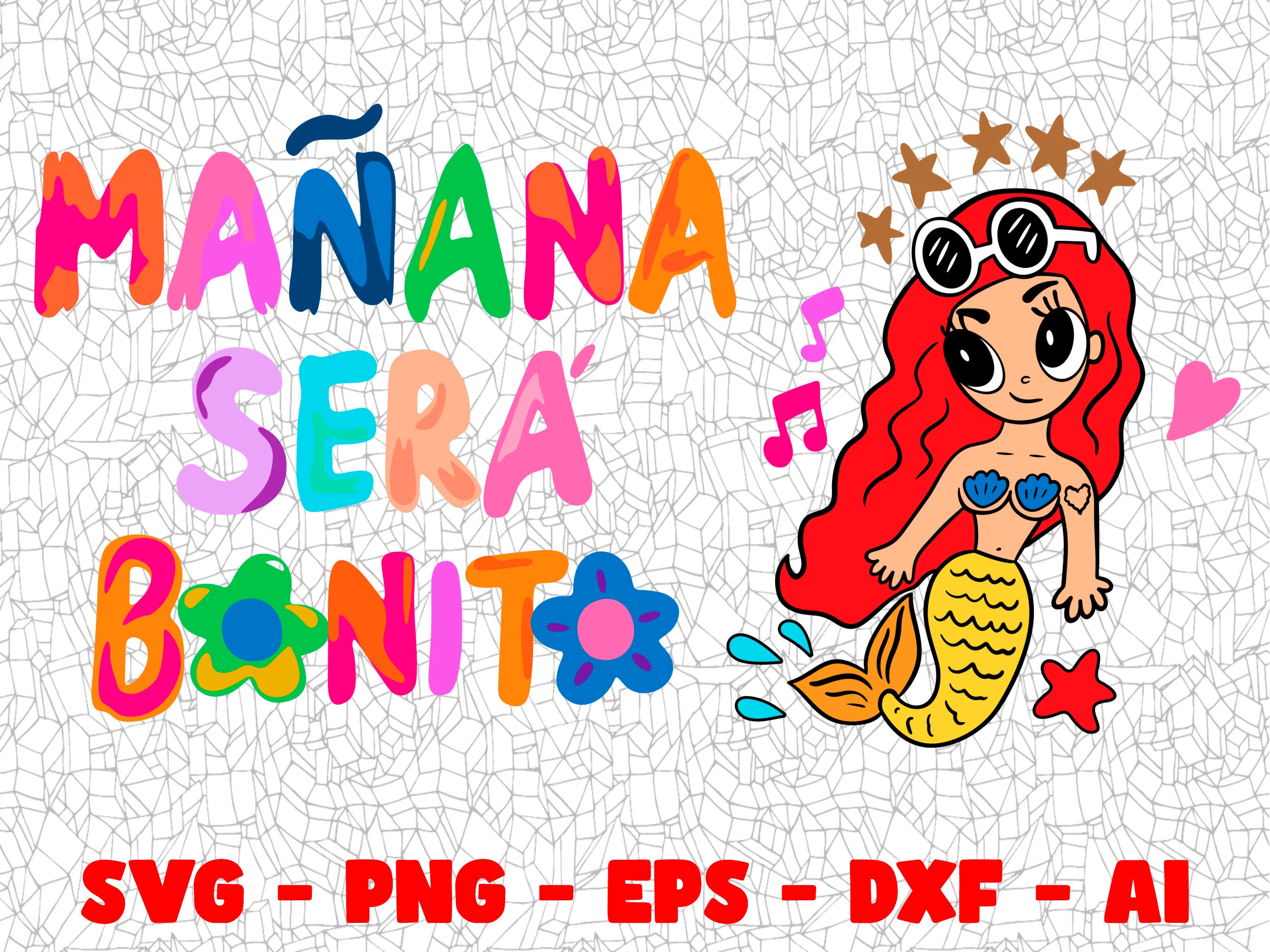Mañana Sera Bonito Svg para pegatinas calcomanías y más - Etsy México Mañana Sera Bonito Svg para pegatinas calcomanías y más - Etsy México