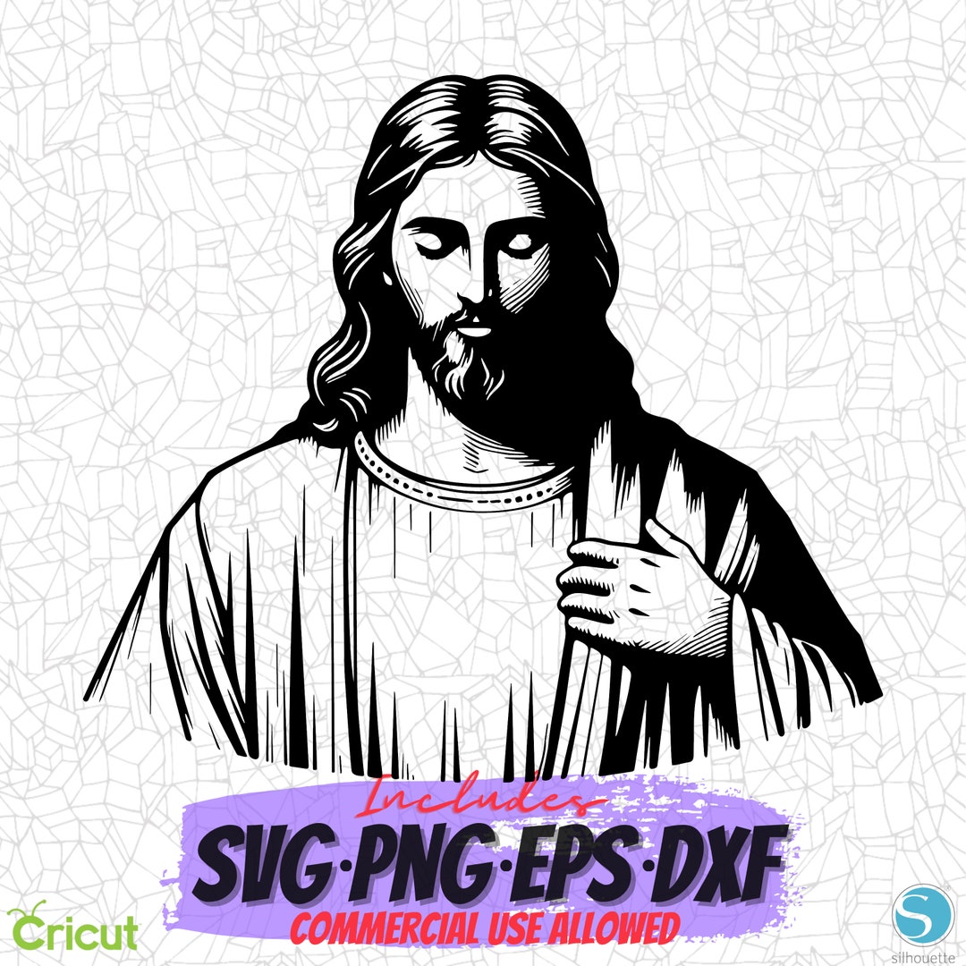 Jesus Christ Svg Design, Religious PNG Design, Church Sublimation ...
