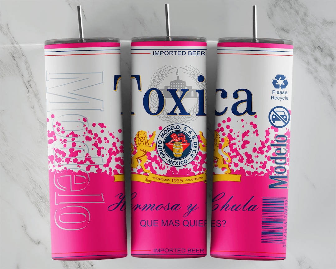 Toxica Tumbler Design, for 20oz Tumbler, Sublimation Design, Novelty ...