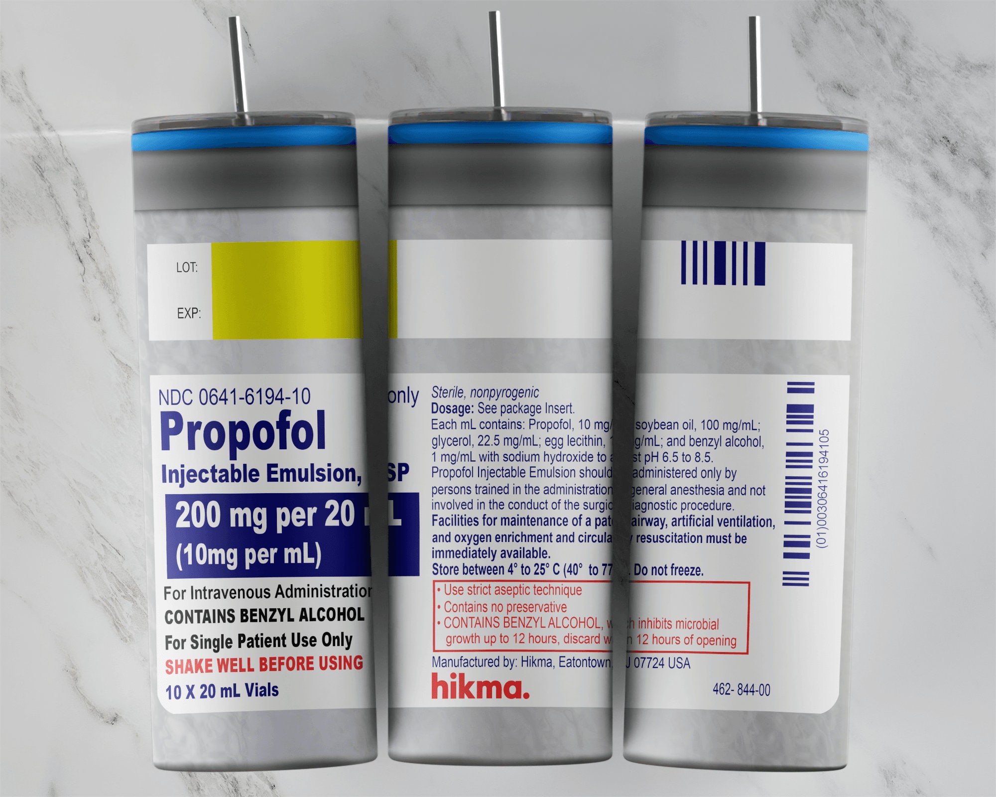 Propofol Tumbler Design for 20oz Tumbler Sublimation Design - Etsy