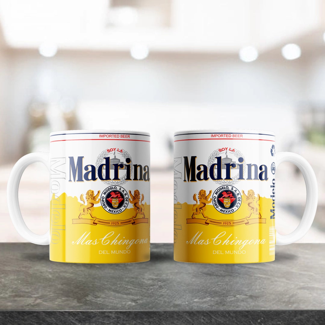 Yellow Madrina Mug Design - for 12oz 15oz Mugs, Sublimation Wrap for ...