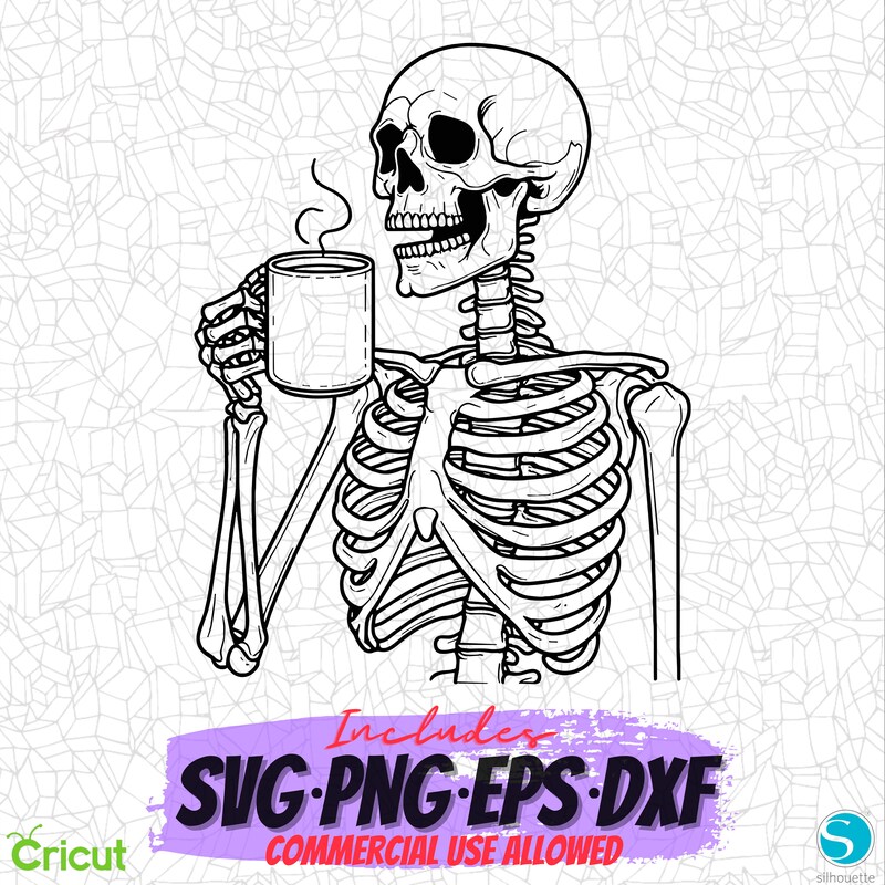 Funny Skeleton Card - Etsy