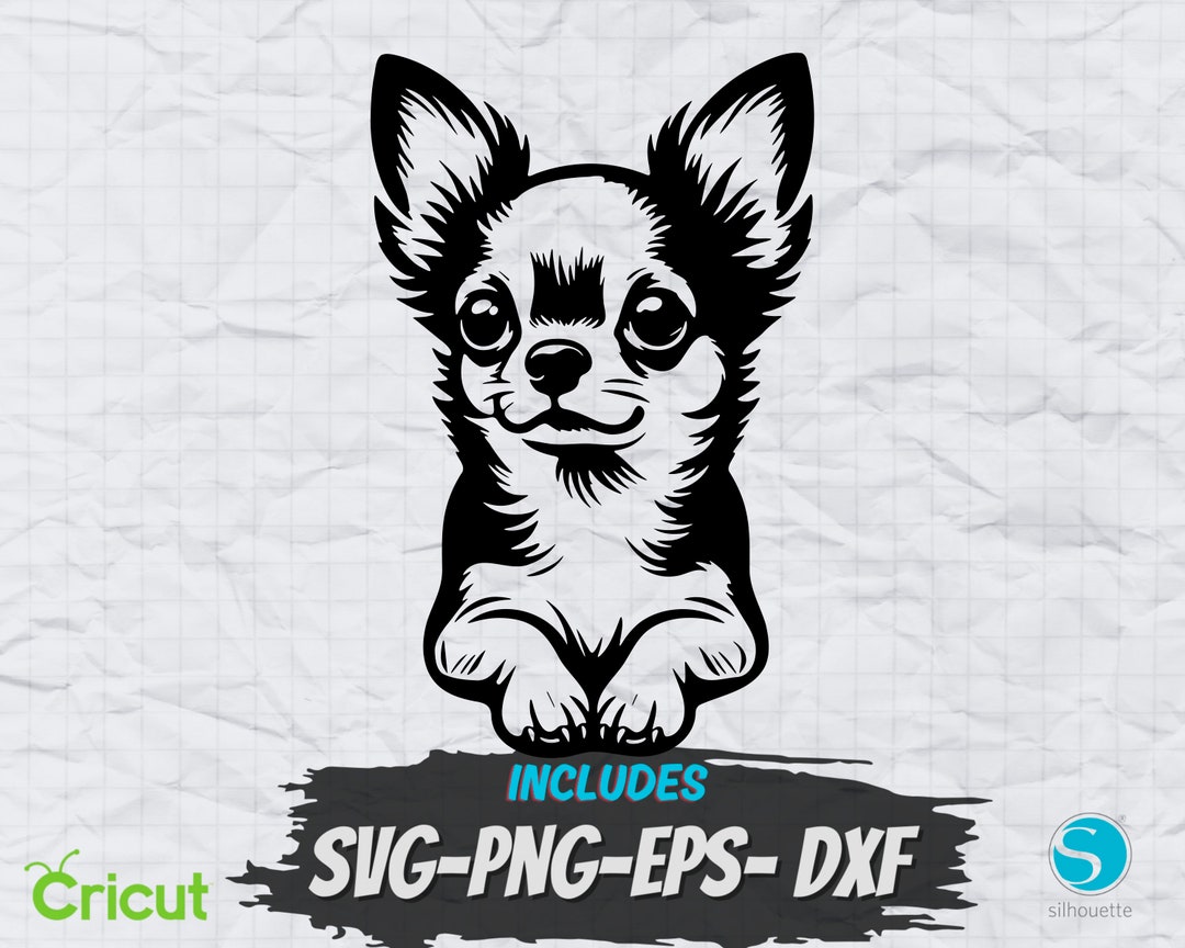 Chihuahua Svg Design, PNG Clipart, Sublimation Designs, Cricut Cut ...