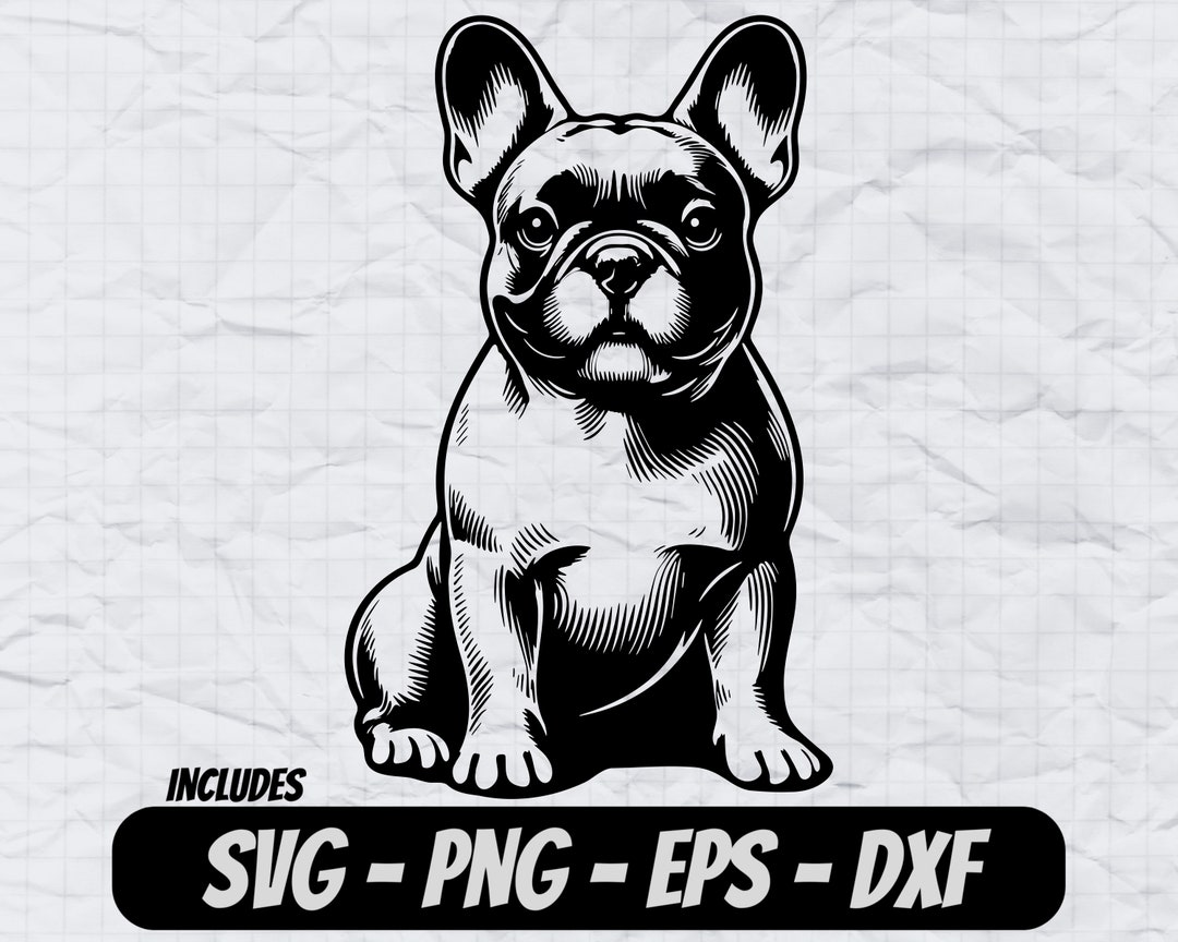Frenchy Dog Svg Design, Dog PNG Clipart, Sublimation Design, Cricut Cut ...