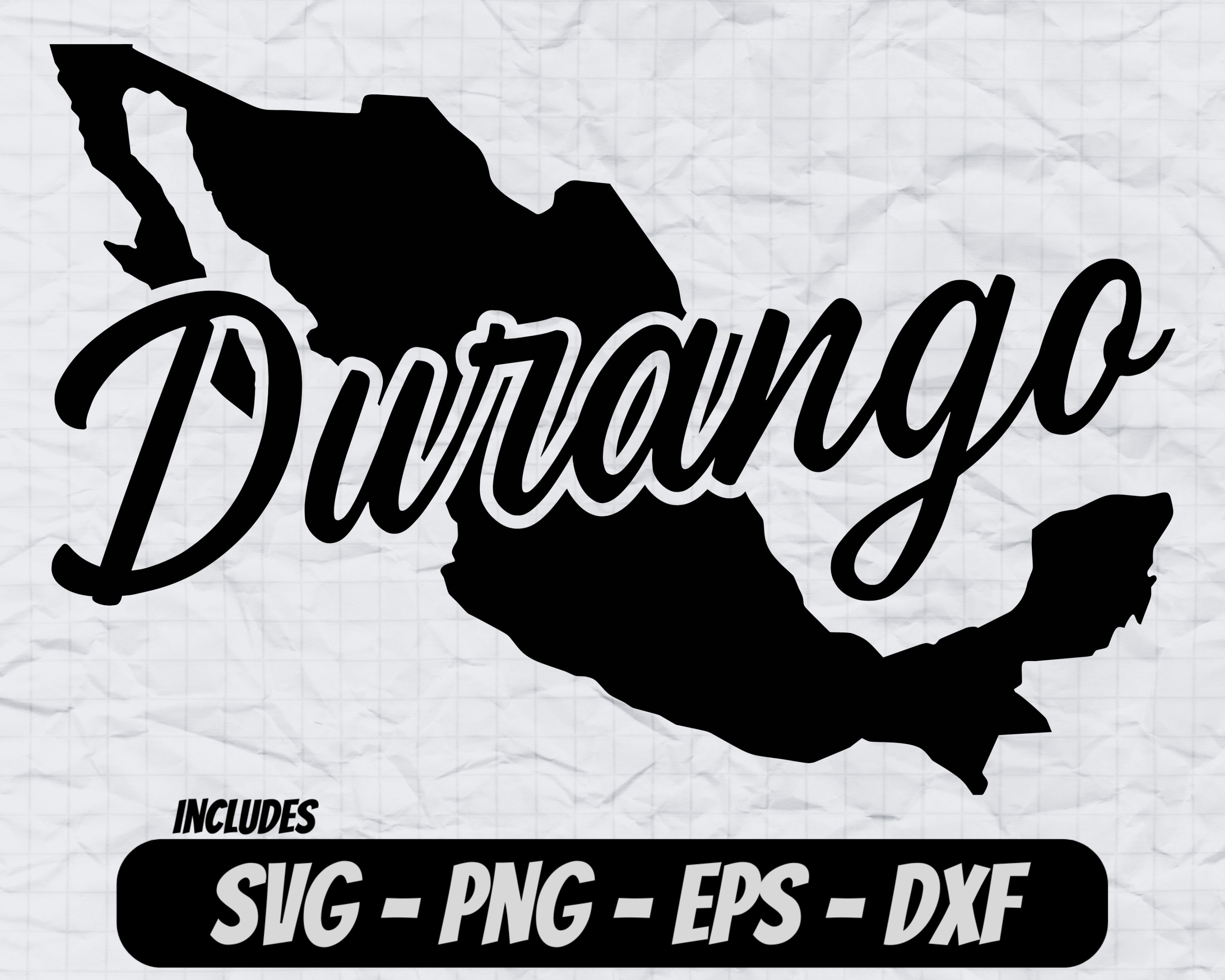 Diseño SVG de Durango, imágenes prediseñadas PNG mexicanas, diseño de ...