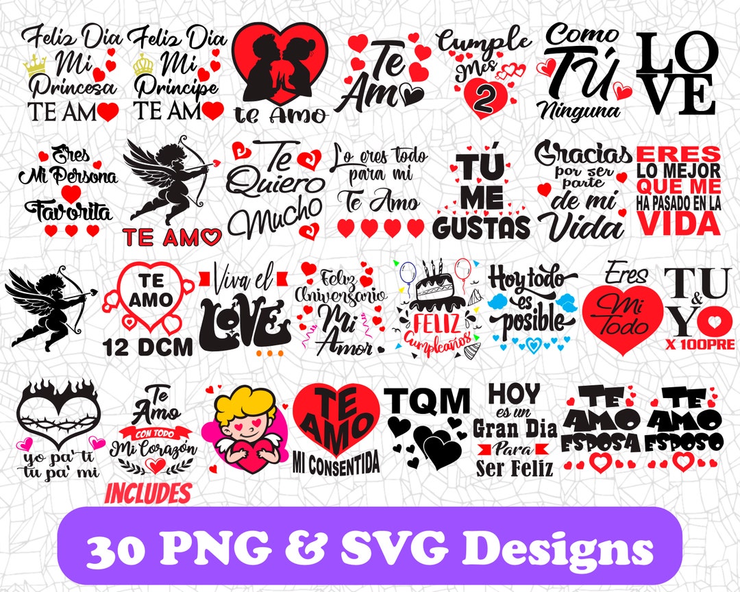Amor Svg Design, Love PNG Clipart, Sublimation Design, Cricut Cut Files ...