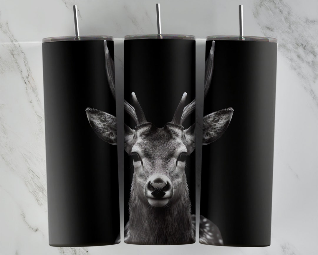Deer Sublimation Design for 20oz Skinny Tumblers, Tumbler PNG Designs ...