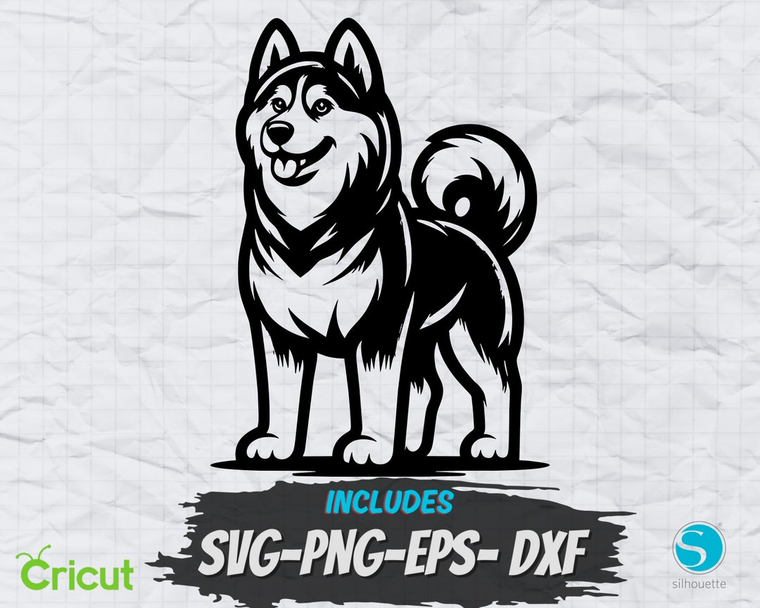 Husky Svg Design | Dog PNG Clipart | Sublimation Design | Cricut Cut ...