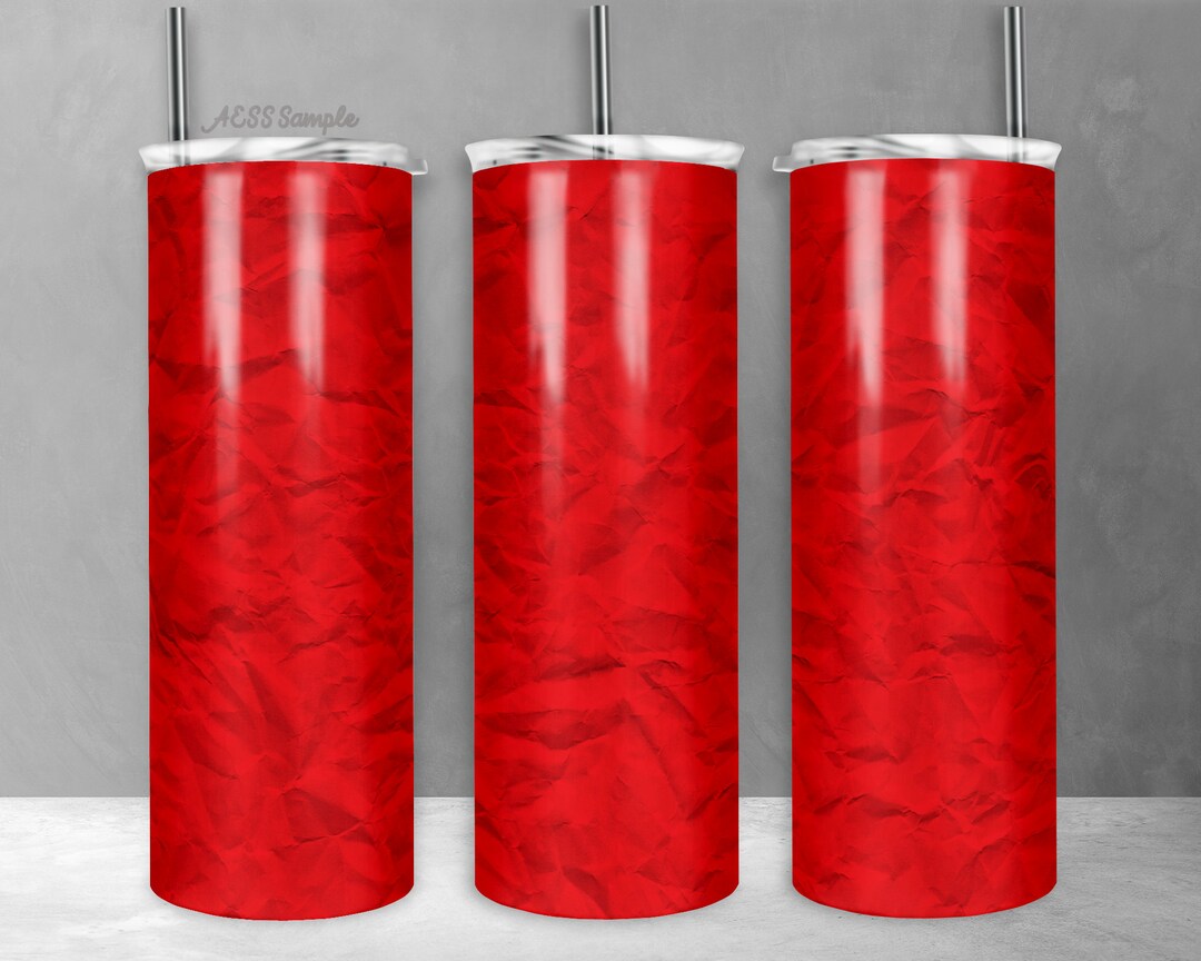 Crumble Paper Tumbler Design, for 20oz Tumbler, Sublimation Design ...