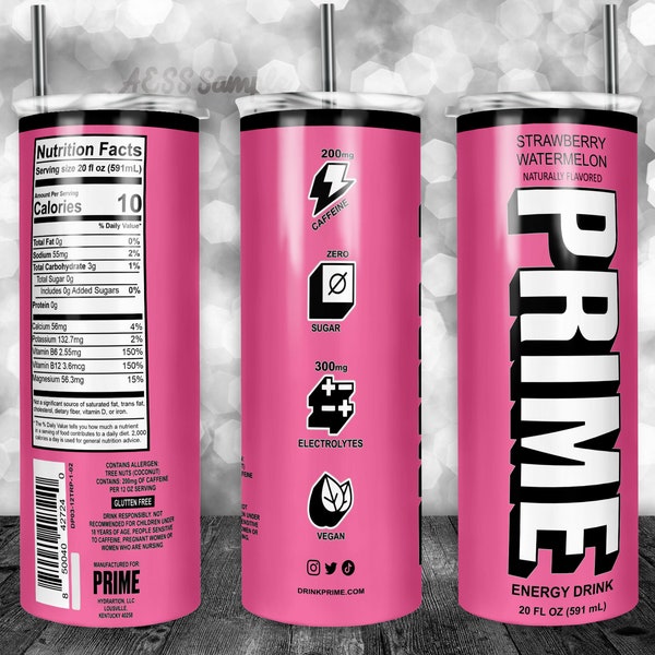 Prime 20oz Wrap - Etsy