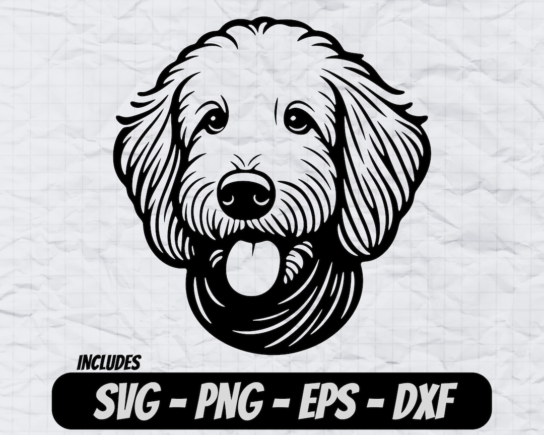 Goldendoodle Svg Design, Dog PNG Clipart, Sublimation Design, Cricut ...