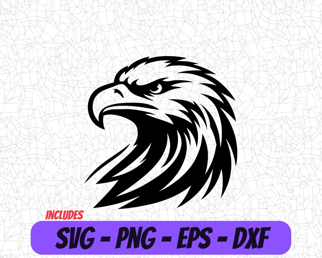 Eagle Cut File | Eagle SVG File | Bird PNG Clip Art | Laser Engraving ...